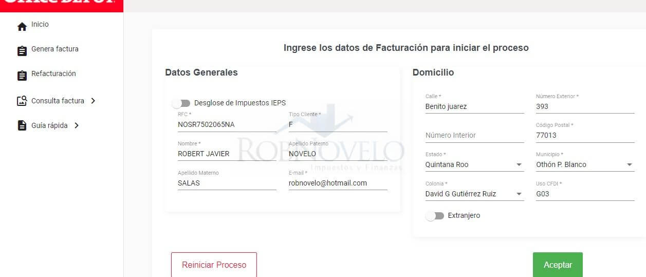 Facturacion Office Depot 2023 Facturacion Office Depot 2023
